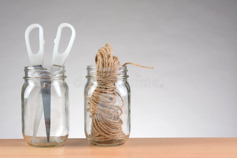 String Scissors Jars Stock Photos - Free & Royalty-Free Stock Photos ...