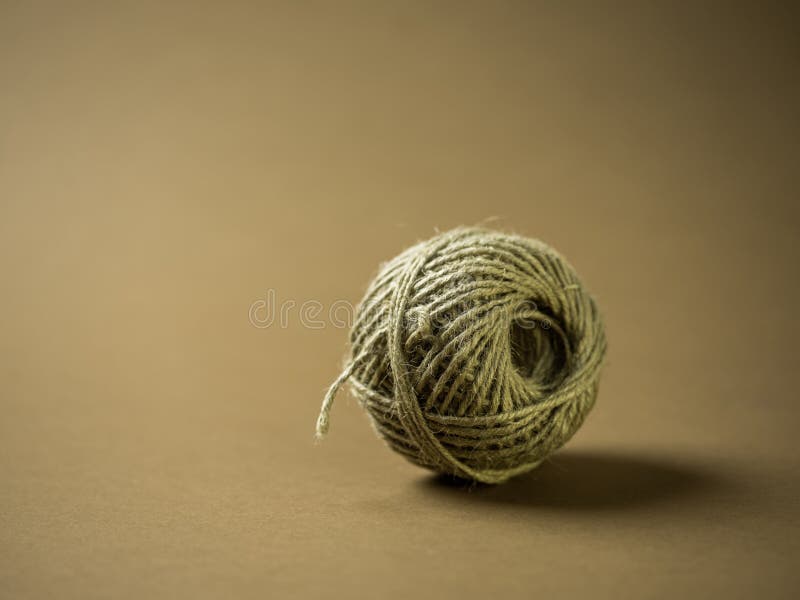 String on a Solid Colour Background Stock Image - Image of circle ...