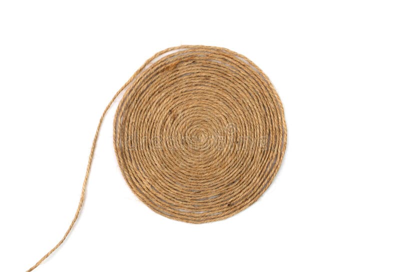 String Spiral Isolated stock photo. Image of concentric - 254414066