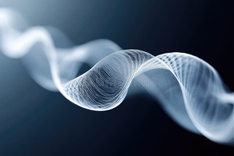 String Theory Depiction Of Quantum Strings Showcasing The Subtle Dynamic Interactions At