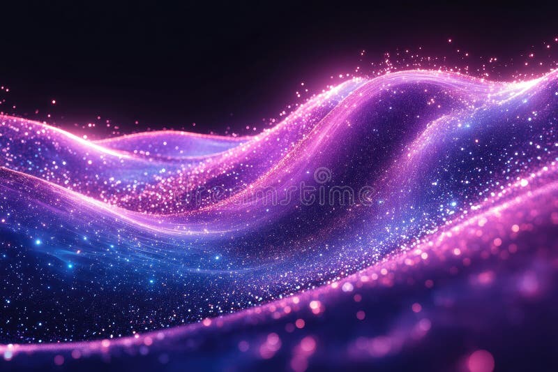 String Theory Depiction Of Quantum Strings Showcasing The Subtle Dynamic Interactions At