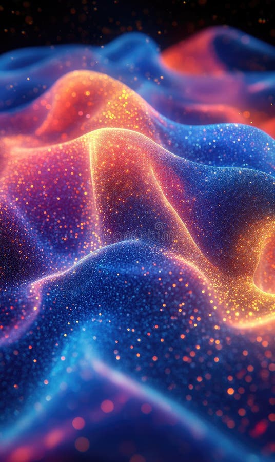 String Theory : Depiction of Quantum Strings, Showcasing the Subtle ...