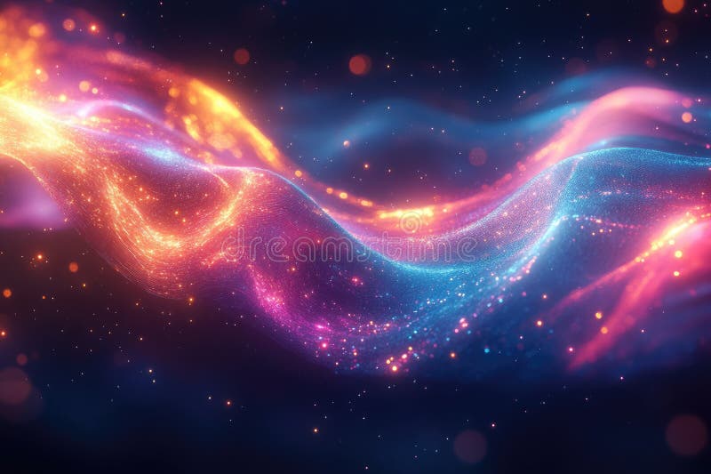 String Theory : Depiction of Quantum Strings, Showcasing the Subtle, Dynamic Interactions at ...