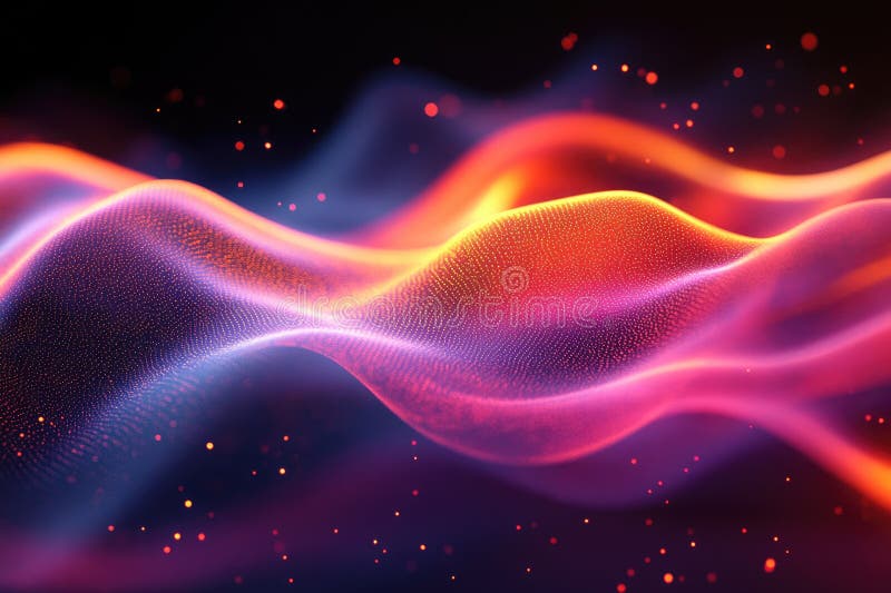 String Theory Depiction Of Quantum Strings Showcasing The Subtle Dynamic Interactions At