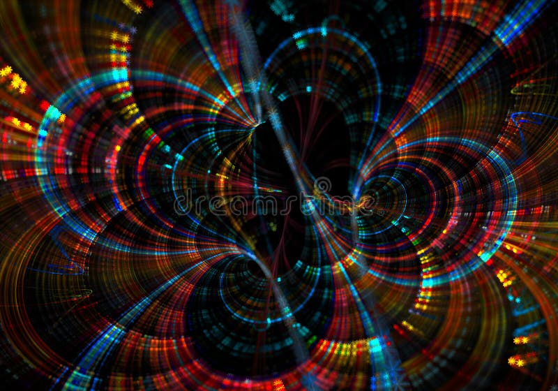 String Theory Multidimensional Physics Concept Stock Illustration ...