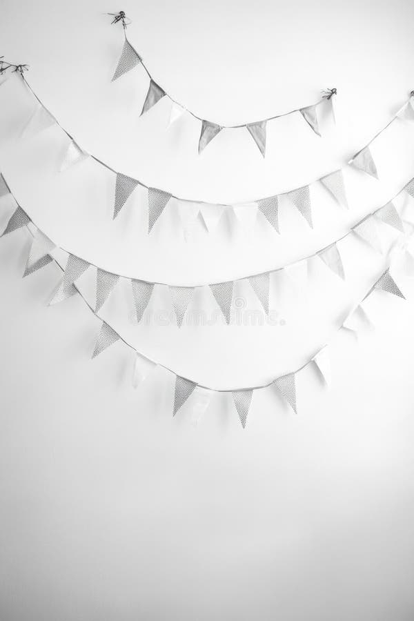 Birthday Banner Decoration stock image. Image of streamers - 358458227