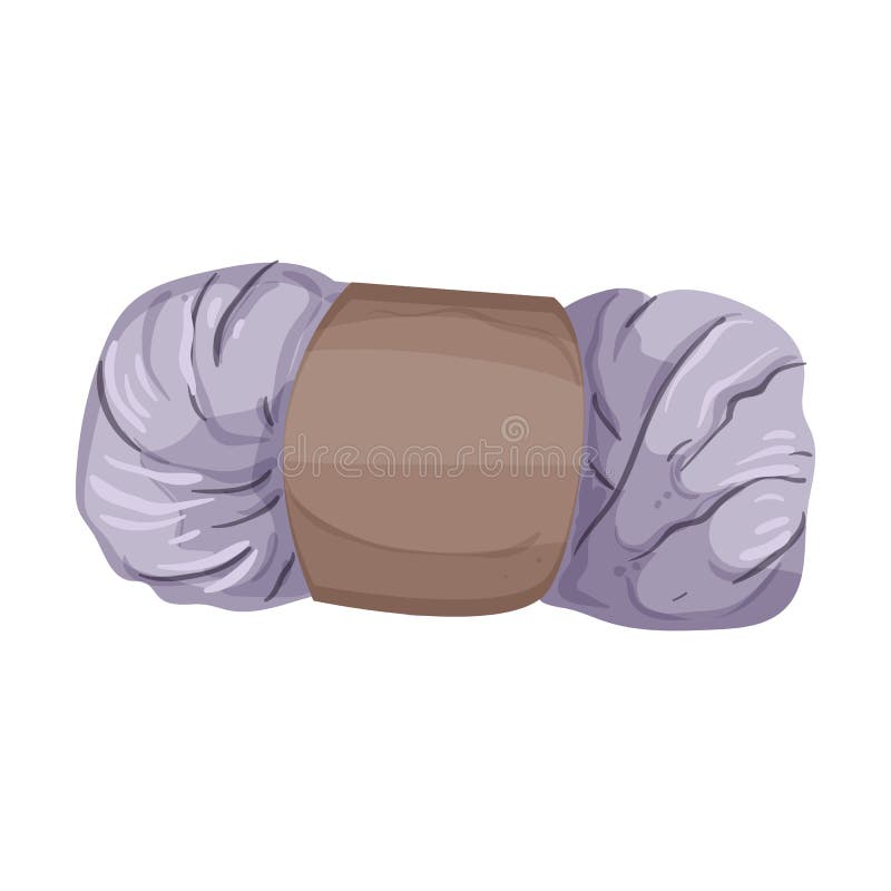 String Yarn Wool Cartoon Vector Illustration Stock Illustration ...