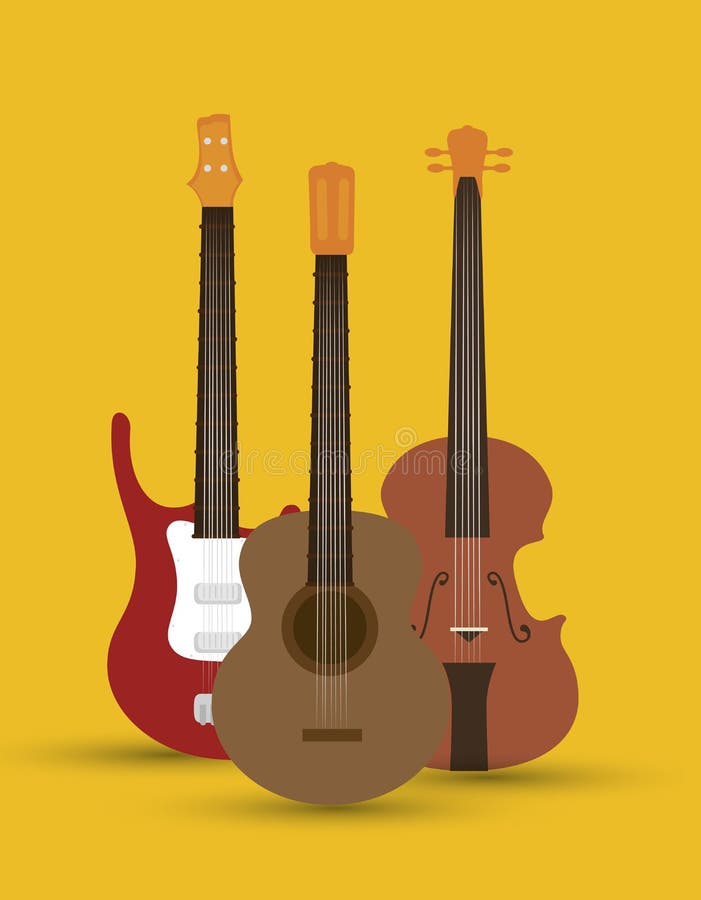 Stringed Instruments Stock Illustrations – 1,217 Stringed Instruments ...