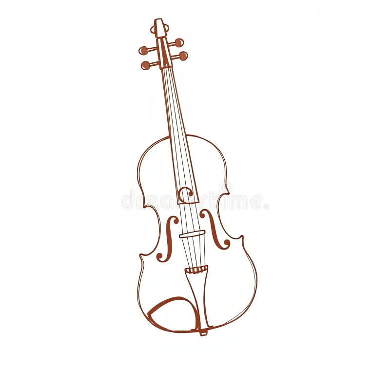 Stringed Music Icon stock illustration. Illustration of fiddle - 373374346