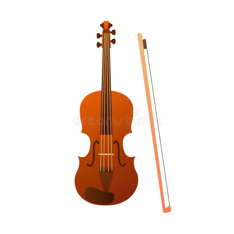 Stringed Musical Instruments, Violin. Design Layout for Banners ...