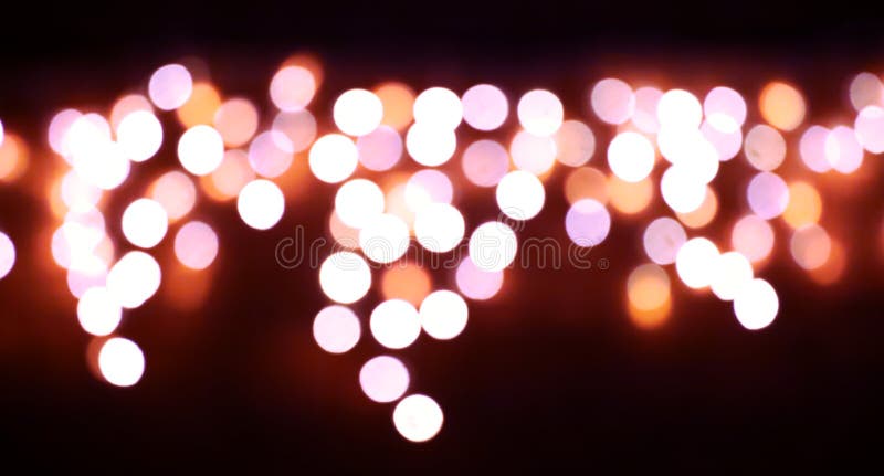 Strings of Blurred Holiday Pink Lights As a Defocused Background Stock ...