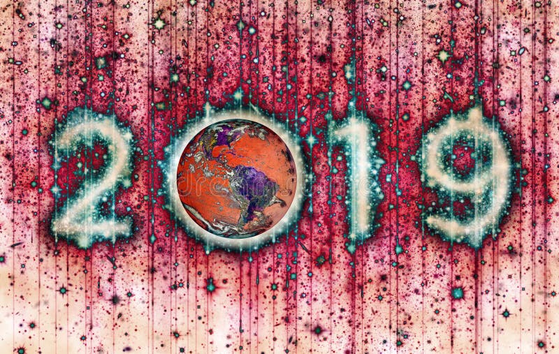 Psychedelic Earth Day Poster Design Stock Vector - Illustration of ...