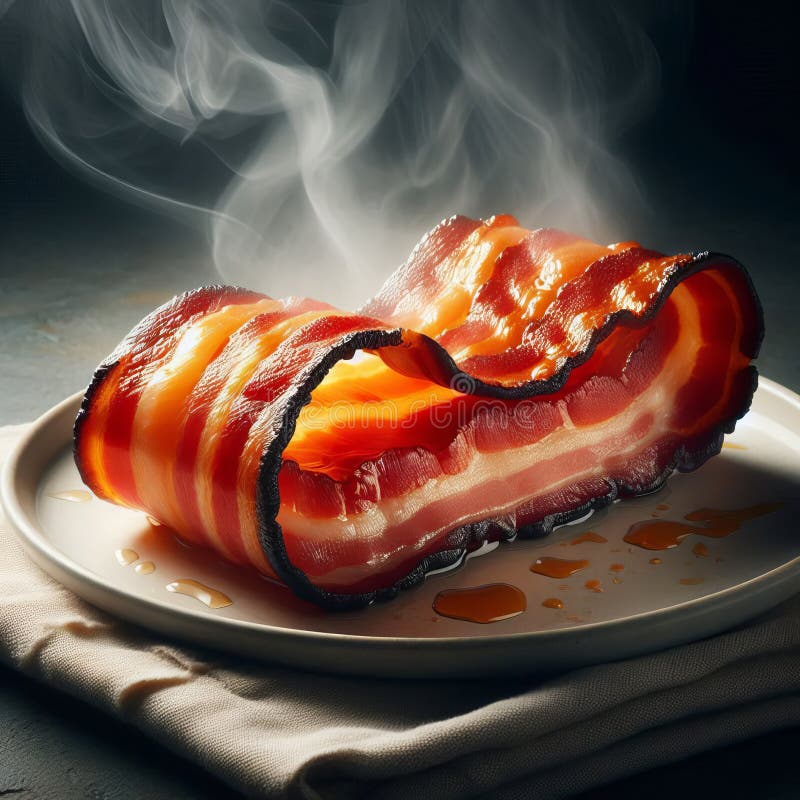 Strip with Charred Edge One Edge Slightly Charred Stock Illustration ...