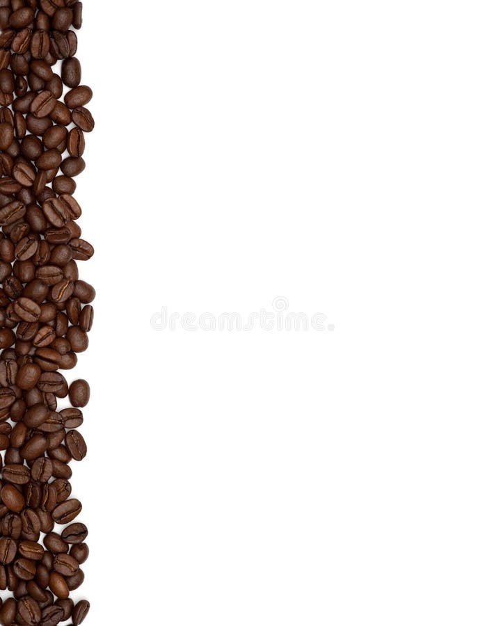Strip of coffee beans stock photo. Image of kafi, noble - 12404470