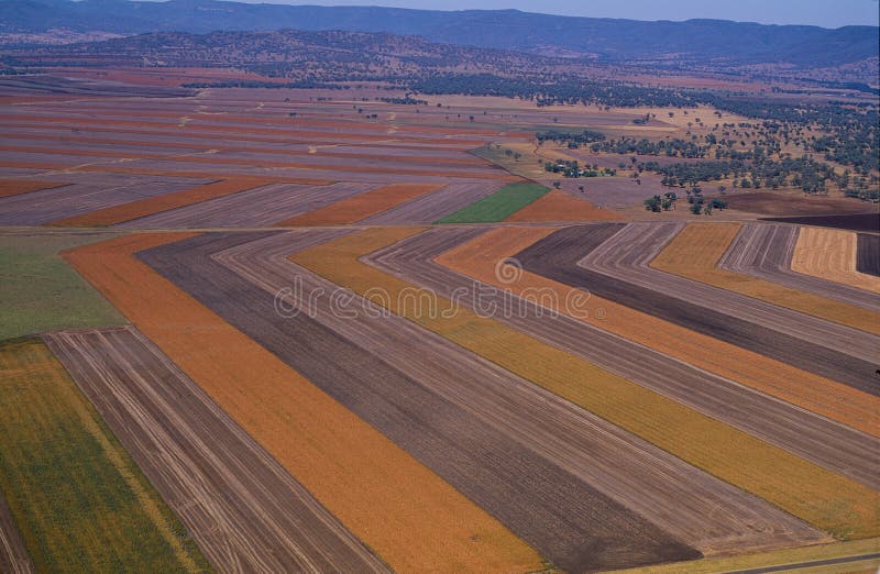 Strip farming. stock image. Image of farming, strip - 100165805