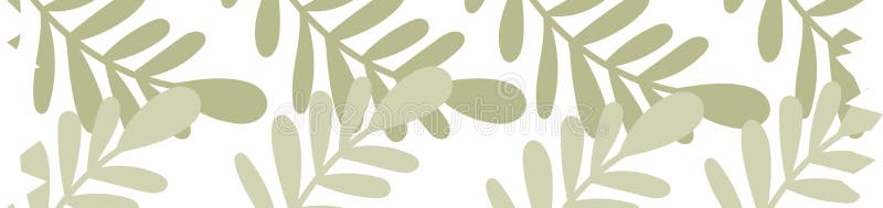 Strip Floral Pattern stock vector. Illustration of decorative - 304612625