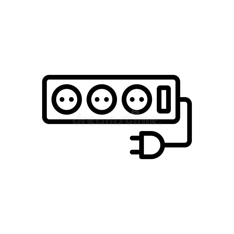 Power Strip Line Icon Stock Illustrations – 1,132 Power Strip Line Icon ...