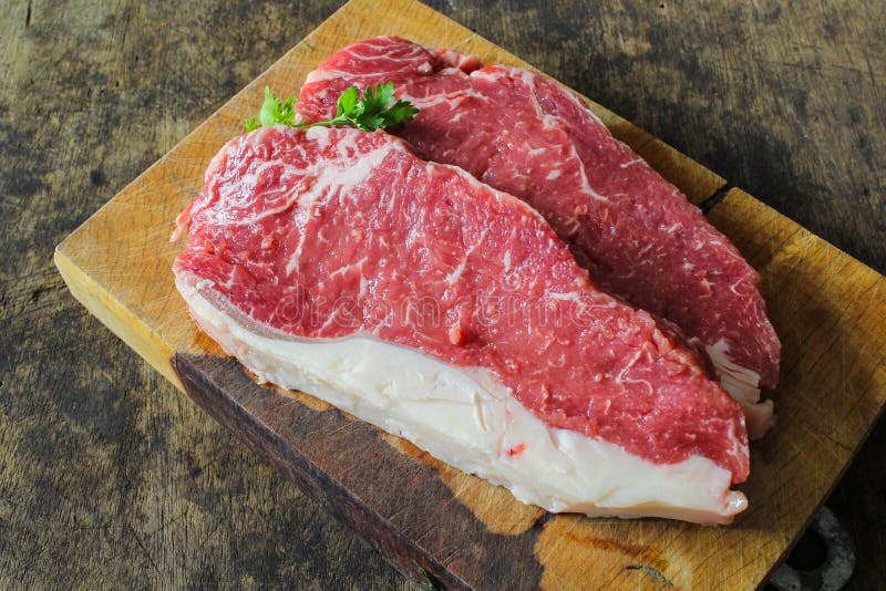 Strip loin beef stock photo. Image of slice, cooking - 76189102