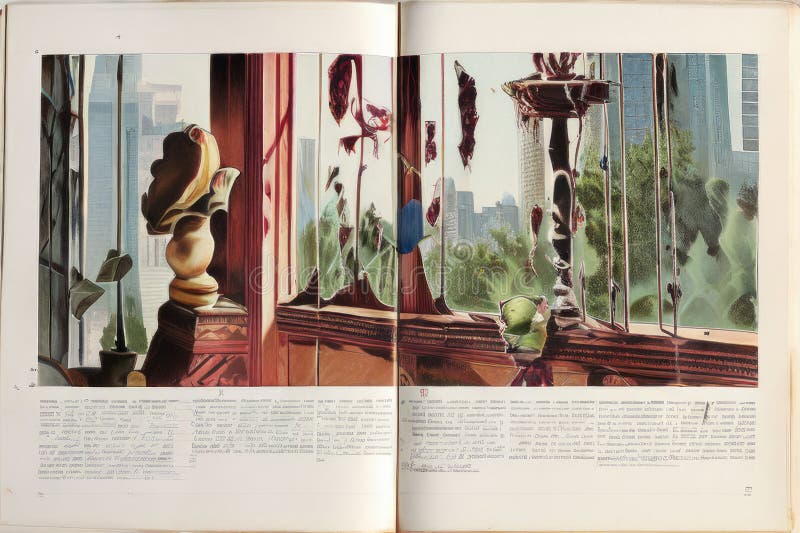 Strip with Magazine Page a Piece from a Magazine Page Stock ...