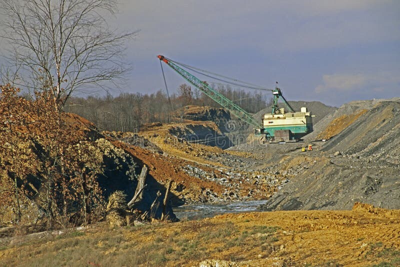 Strip Mining stock photo. Image of states, mining, zone - 1128736