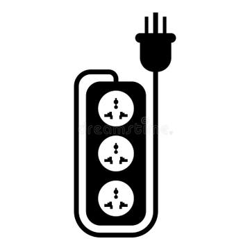 Socket Multi Plug Icon Stock Illustrations – 190 Socket Multi Plug Icon Stock Illustrations ...