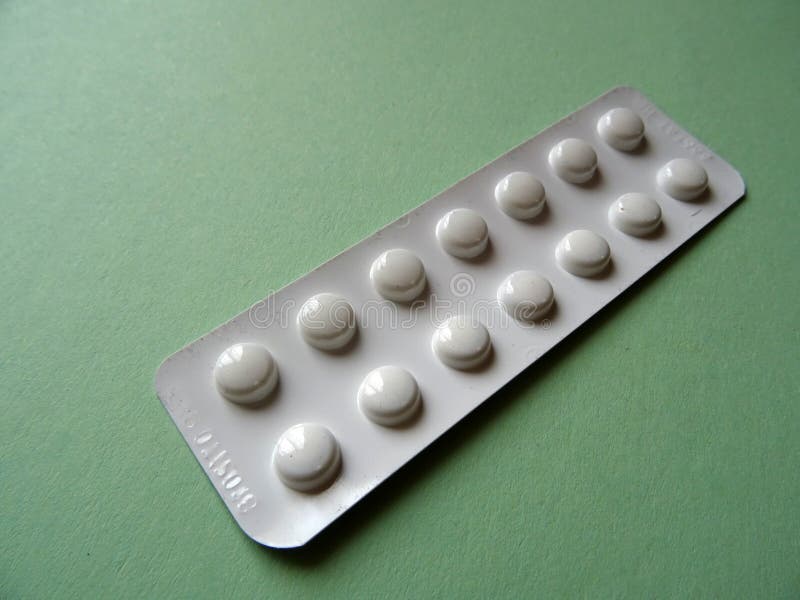 Strip Packets of Prescription Medication Tablets Stock Image - Image of ...