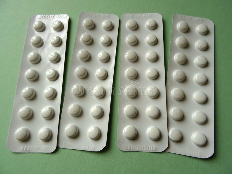 Strip Packets Of Prescription Medication Tablets Stock Image - Image of ...
