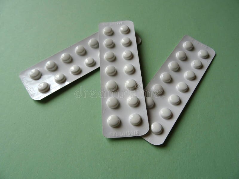 Strip Packets of Prescription Medication Tablets Stock Image - Image of ...