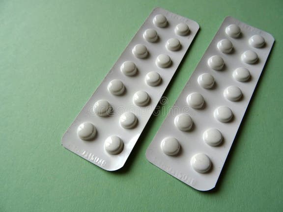 Strip Packets of Prescription Medication Tablets Stock Photo - Image of ...