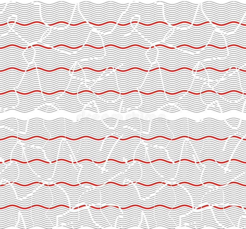 Strip Pattern. Vertical Lines with Torn Paper Effect. Shred Edge ...