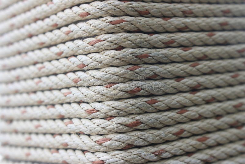 Strip of Raw Old Rope Texture Background Stock Image - Image of neat ...