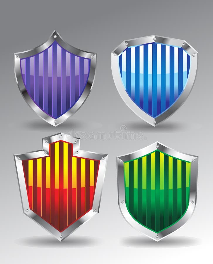 Strip Shield Vector stock vector. Illustration of icon - 76728711