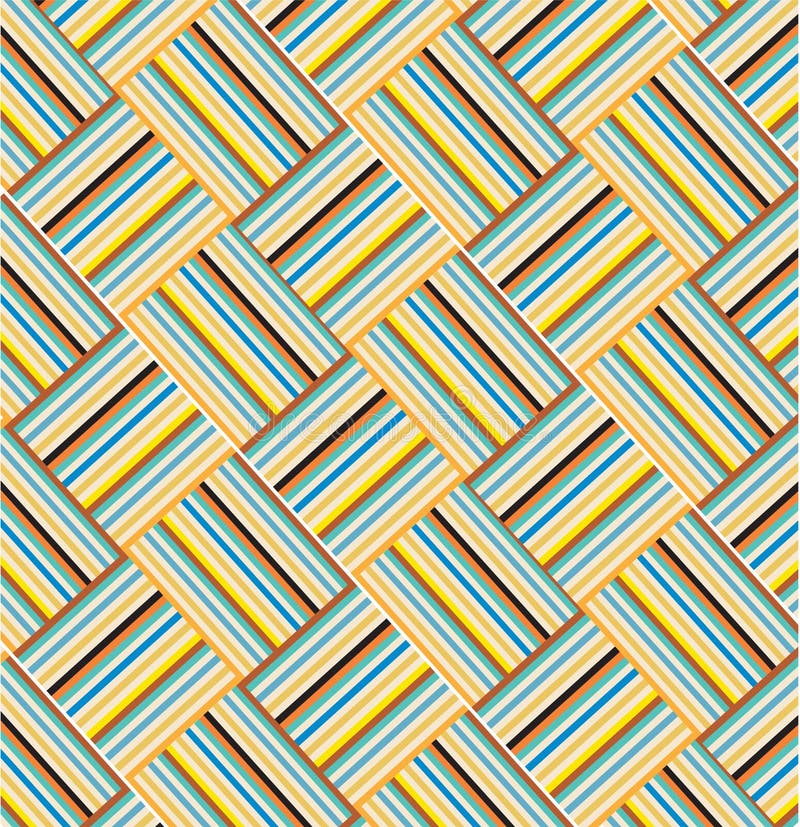 Seamless Abstract Geometric Pattern with Lines and Rectangles -vector ...