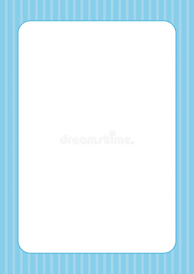 Stripe blue frame stock vector. Illustration of empty - 136252309