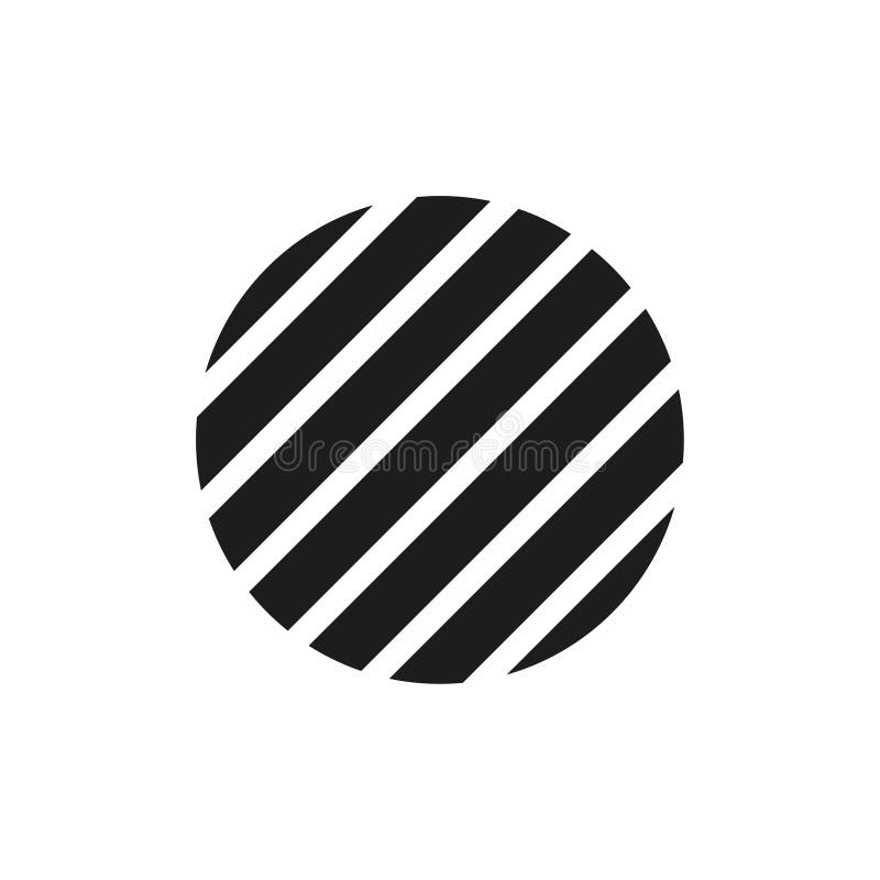 Stripe Circle Ball. Stripe Pattern Ball. Vector Illustration. EPS 10 ...