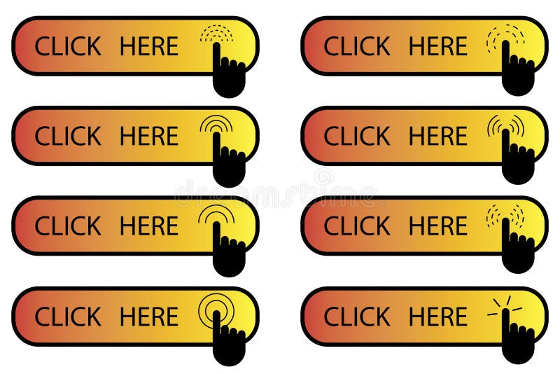 Stripe Click Here. Horizontal Banner Template. Web Banner Business ...