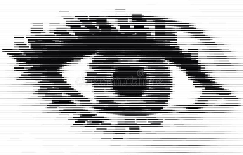 Stripe eye stock illustration. Illustration of abstract - 11761830
