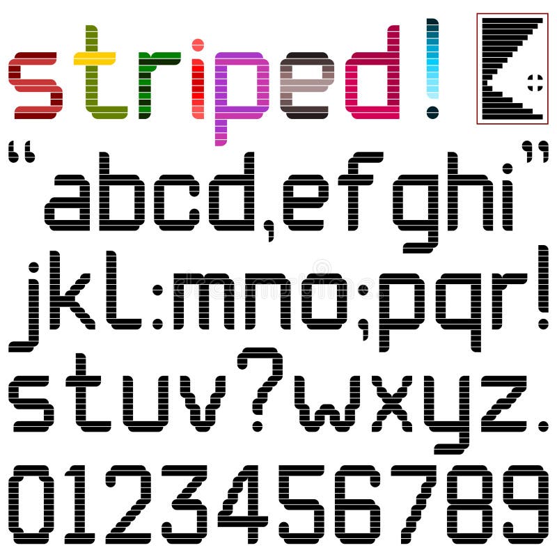 Pixel Lower Case Alphabet Stock Illustrations 18 Pixel Lower Case