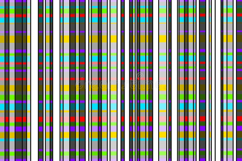 Stripe Pattern with Bright Colors Stock Illustration - Illustration of ...
