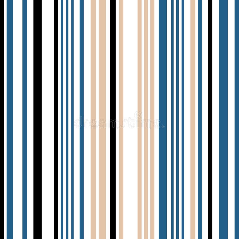 Stripe Seamless Pattern with Colorful Colors Parallel Stripes Stock ...