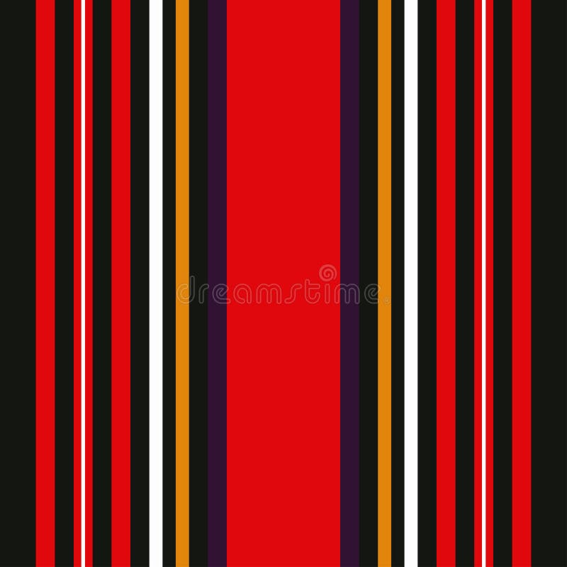 Stripe Seamless Pattern with Colorful Colors Parallel Stripes. Vector ...