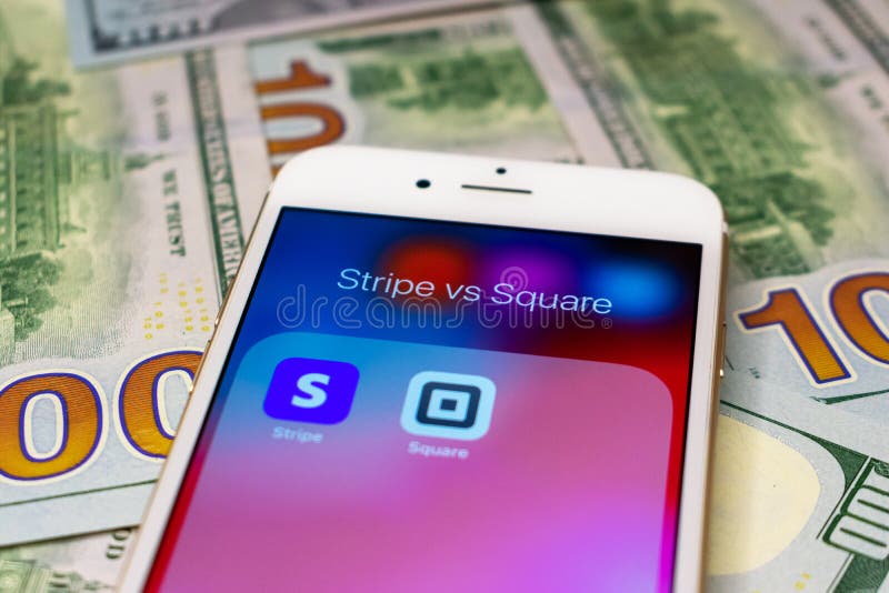 Stripe Vs Square Smartphone Folder with Blurred Stripe and Square ...