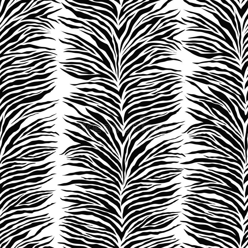 Stripe zebra print stock vector. Illustration of vertical - 12772074