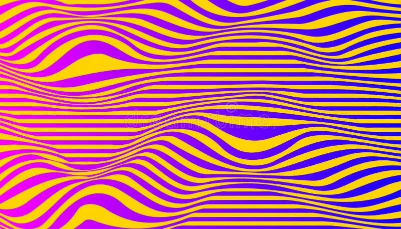 Striped Abstract Wavy Background Stock Vector - Illustration of modern ...