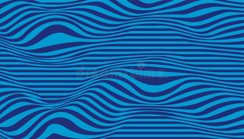 Striped Abstract Wavy Background Stock Vector - Illustration of ...