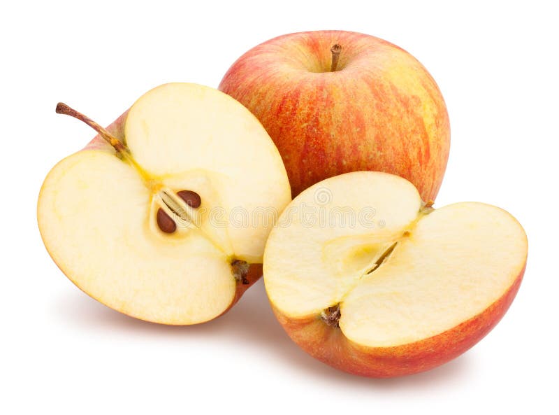 Striped apples stock photo. Image of halved, nutrient - 112191716