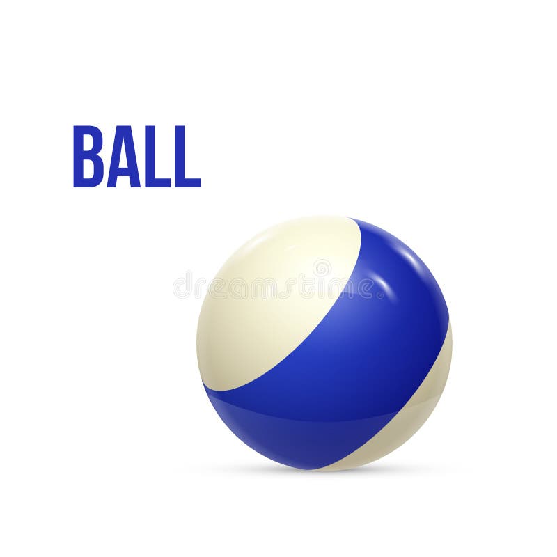 Striped Ball. 3d Sphere With Texture. Ball Isolated On White Background ...