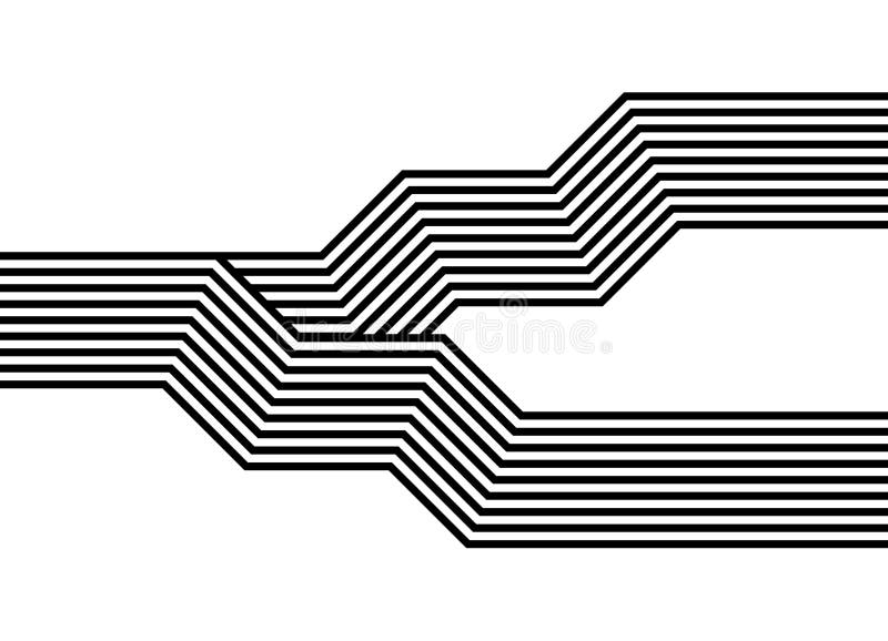 Black Parallel Speed Lines White Stock Illustrations – 771 Black ...