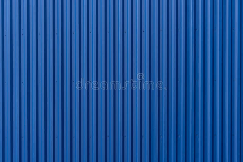 Striped Blue Wave Steel Metal Sheet Cargo Container Line Industry Wall ...