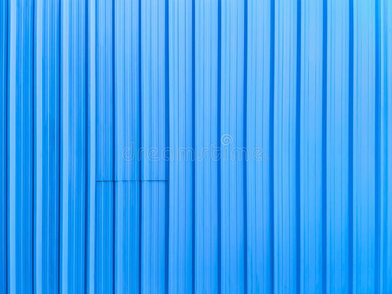Striped Blue Wave Steel Metal Sheet Cargo Container Line Industry Wall ...